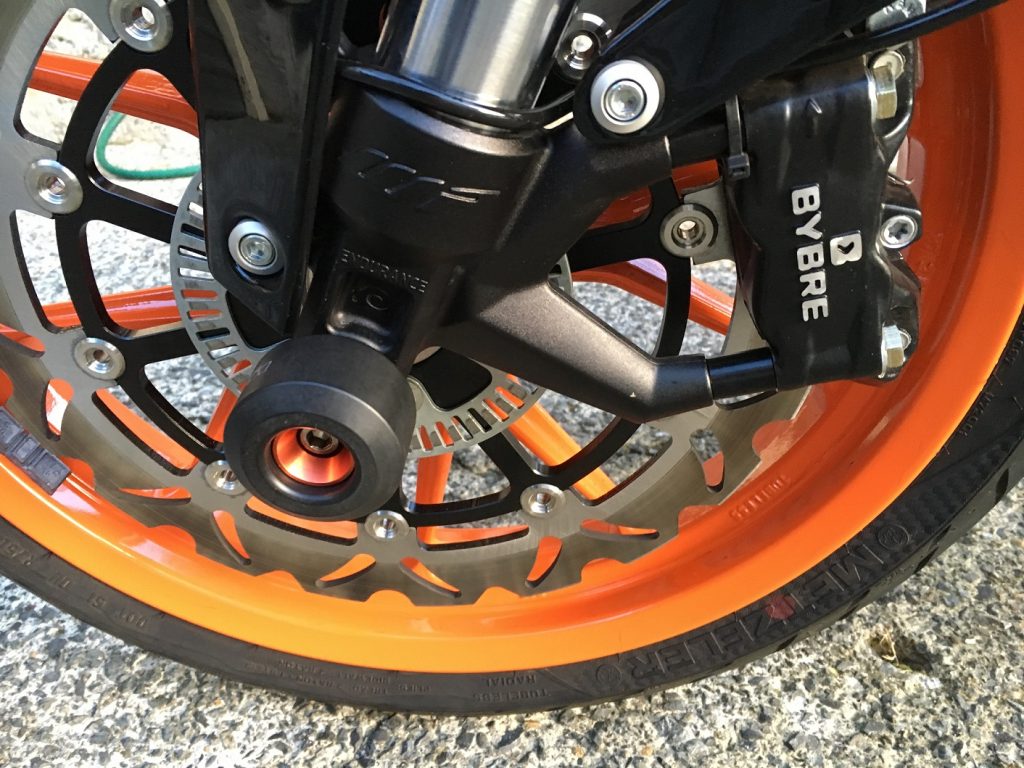 KTM Oversize 320mm Front Disc is finally installed | Andrew Withams Website